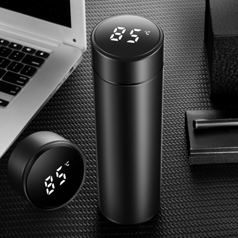 Thermos Intelligent NOIR + Écran LED Tactile Pour Afficher La ...