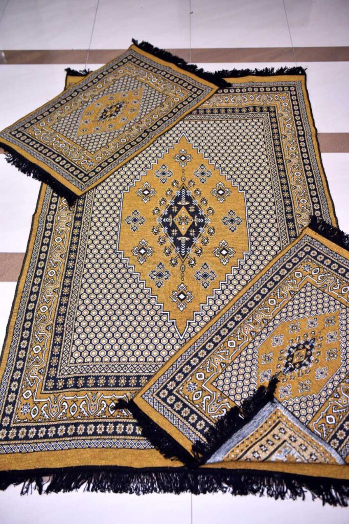 Ensemble Tapis El Margoum 3 Pièces Tunisie Soltana Haute Qualité ...